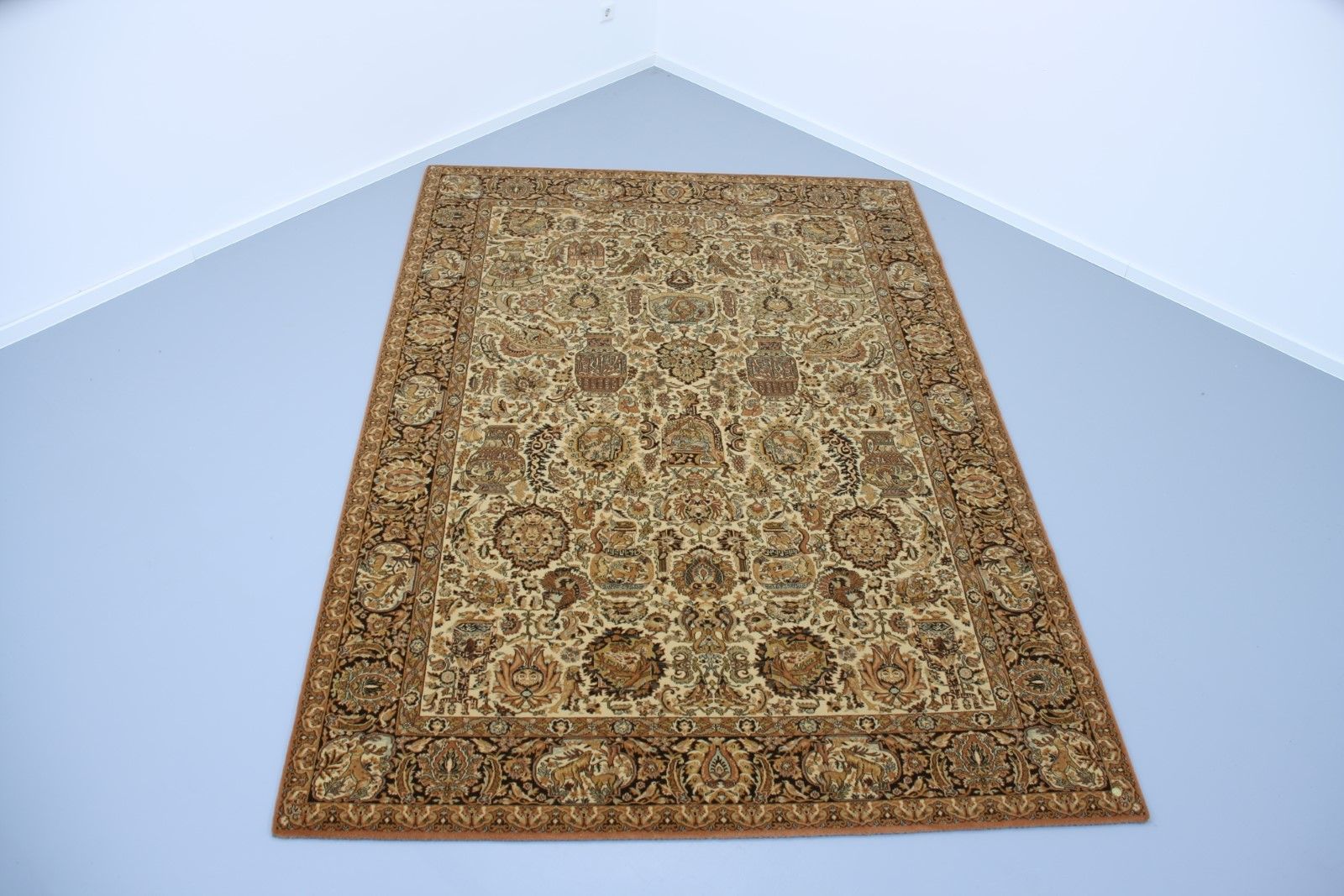 Perser Teppich Besmer Mekka Yasin 200 cm x 300 cm | TB99-A-015-200x300